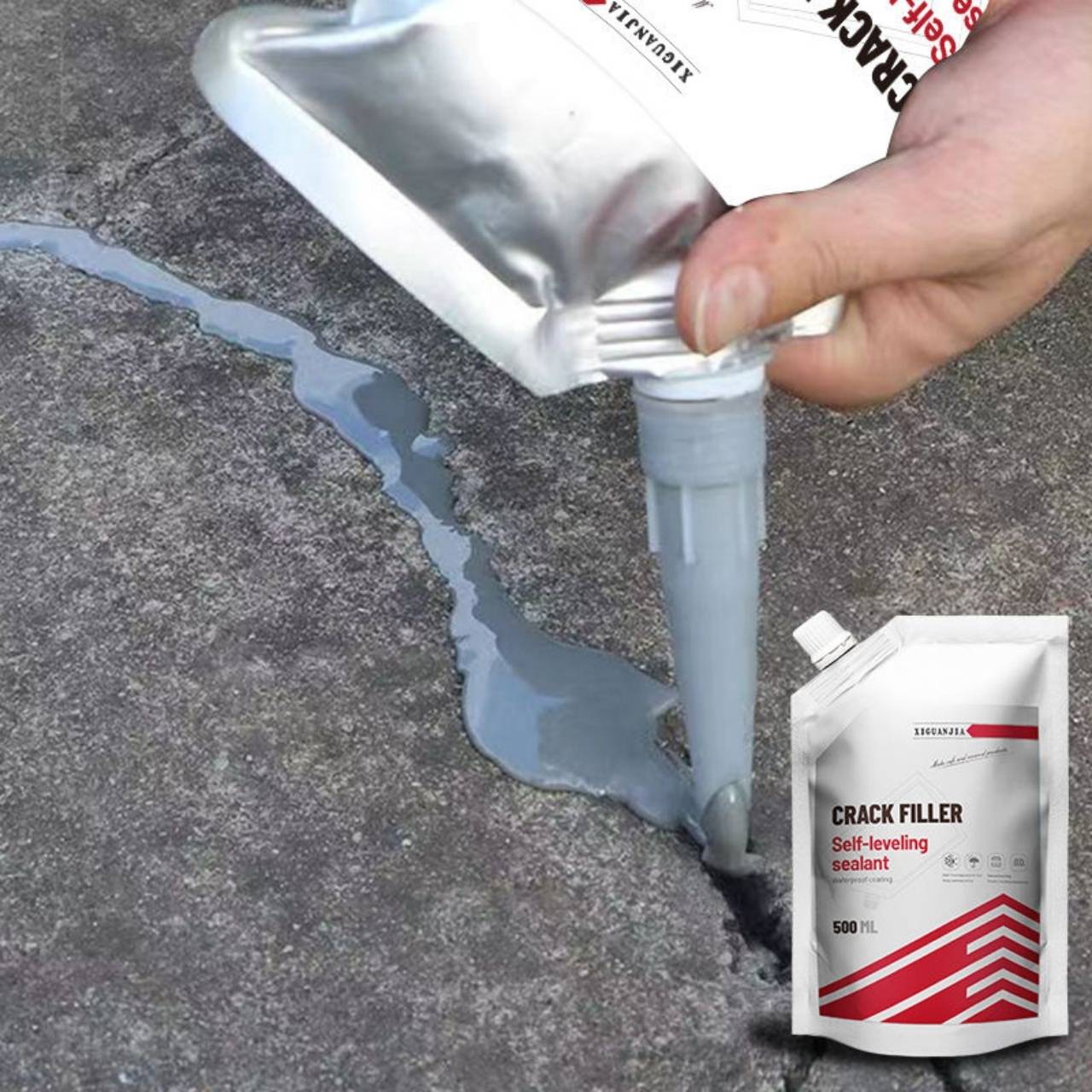 CrackFiller, elastični brtvilo za popravak pukotina (500 ml) (1+1 ...